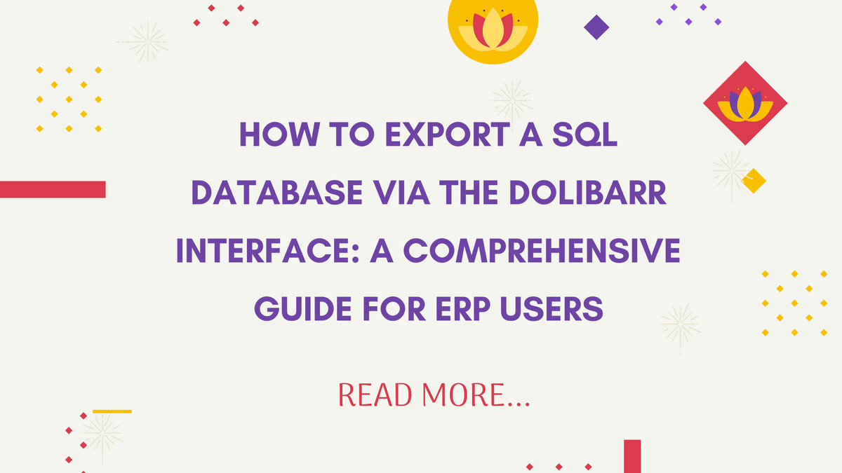 Cómo exportar una base de datos SQL mediante la interfaz de Dolibarr: Guía completa para ...