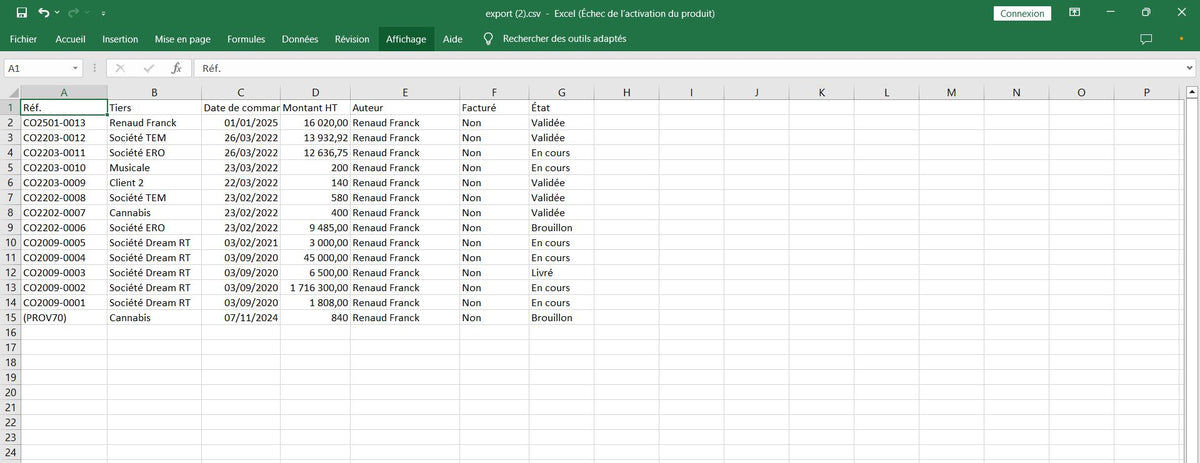 CSV Exporter | Dolibarr MarketPlace