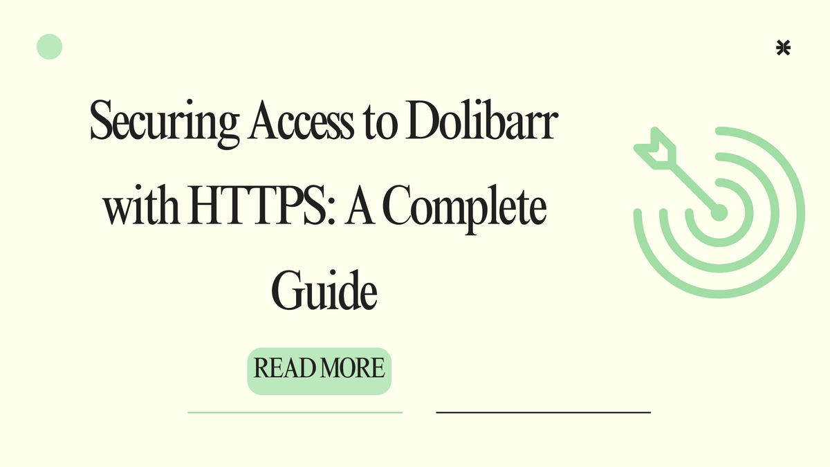 Securing Access to Dolibarr with HTTPS: A Complete Guide | Dolibarr ...