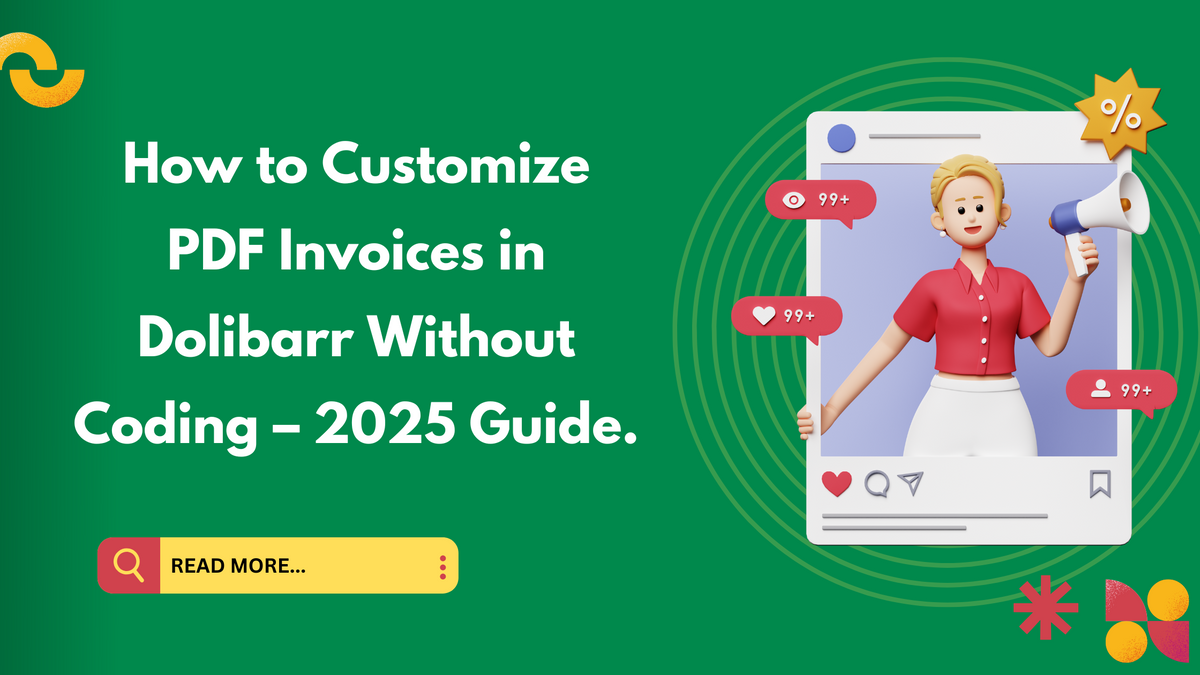Comment personnaliser des factures PDF dans Dolibarr sans coder – Guide 2025 | Dolibarr MarketPlace