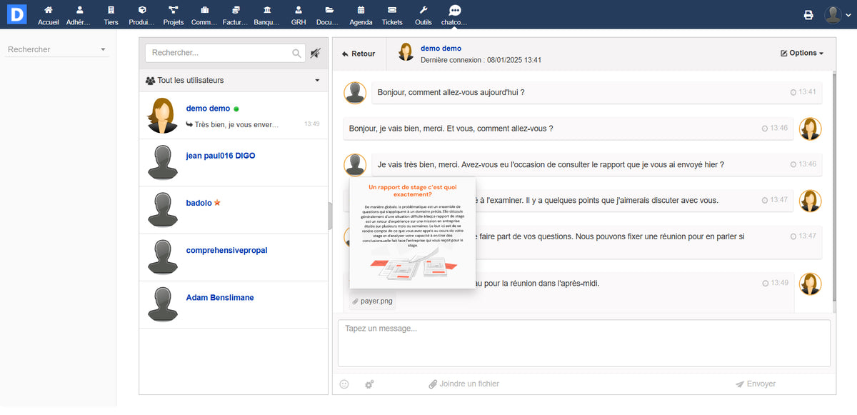 Chat Connect | Dolibarr MarketPlace